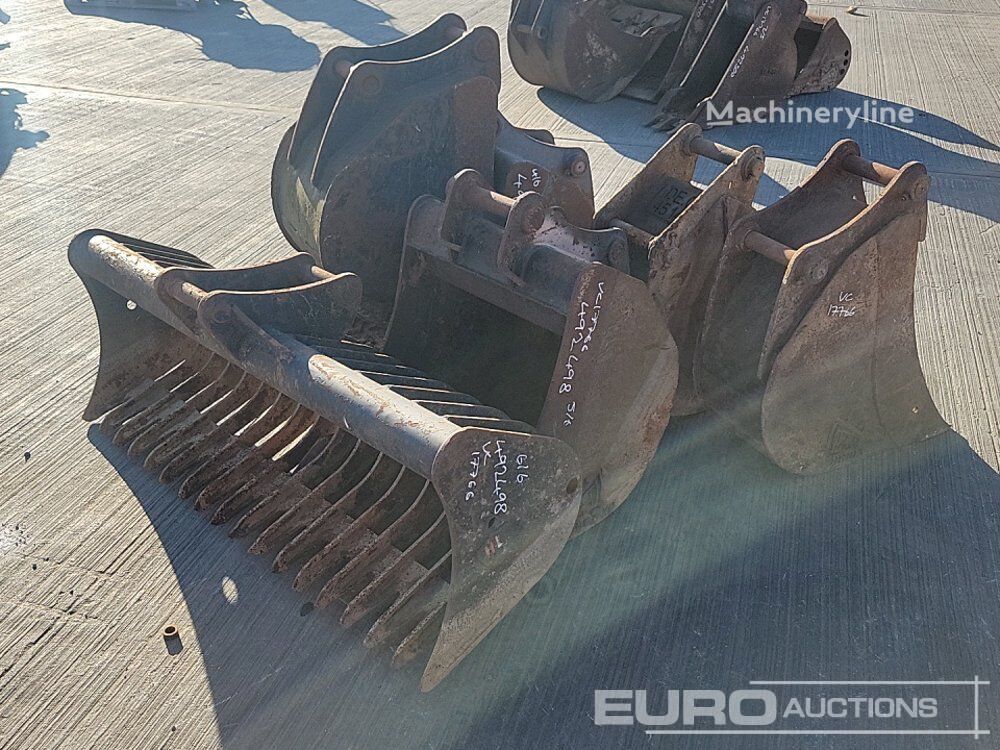 Prodaje se 60" Weed, 24", 24", 18", 12", 12" Digging Bucket 45mm Pin 4-6 To kašiku za bager na aukciji