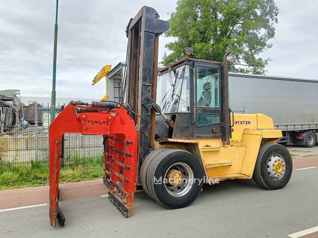Hyster H 12.00 XL 12 ton heftruck met stenenklem forklift dizel viljuškar
