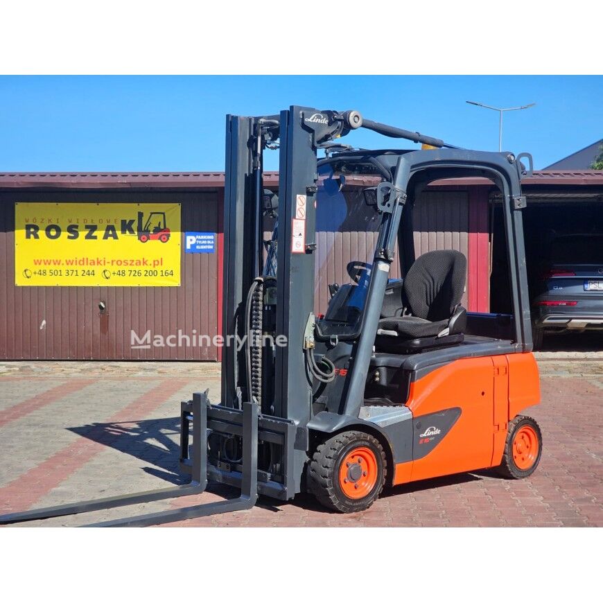 Linde E16P-02 električni viljuškar