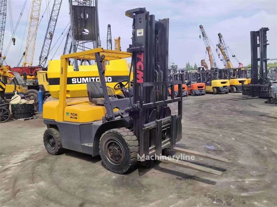 TCM 6m 2 mast forklift 5ton fd50 dizel viljuškar