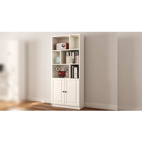 Rb-023 Matte White Bookshelf