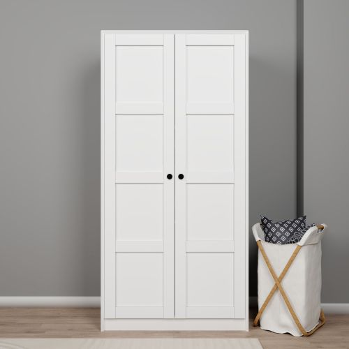 Lucas 1600-81 White Wardrobe