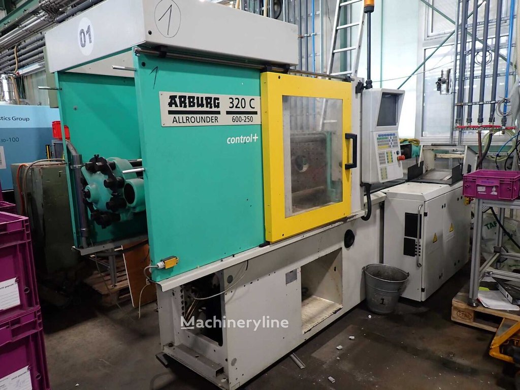 Prodaje se Arburg 320 C 600-250 mašinu za brizganje plastike na aukciji