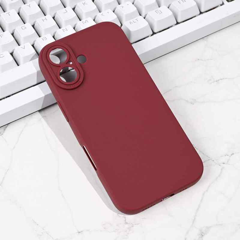 Maska Silikon Pro Camera za iPhone 17 6.3 bordo