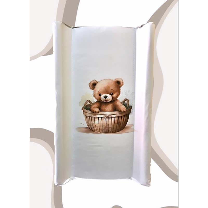 Deksi tvrda podloga za povijanje 78x50cm Meda u korpi