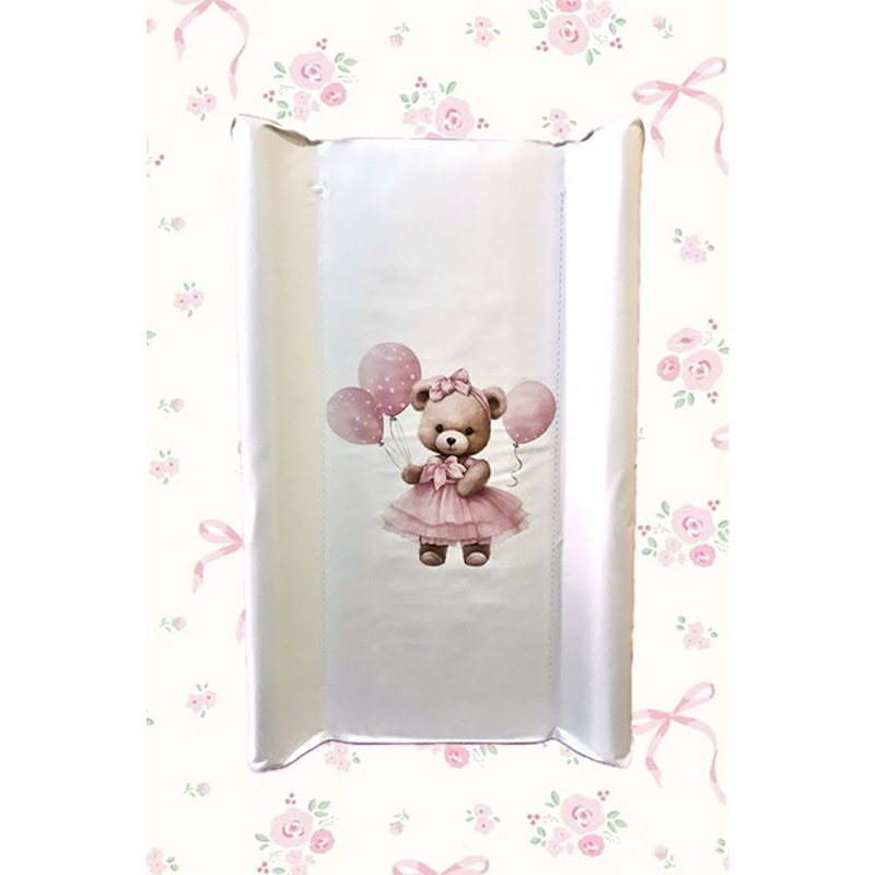 Deksi tvrda podloga za povijanje 78x50cm Medica princezica roze