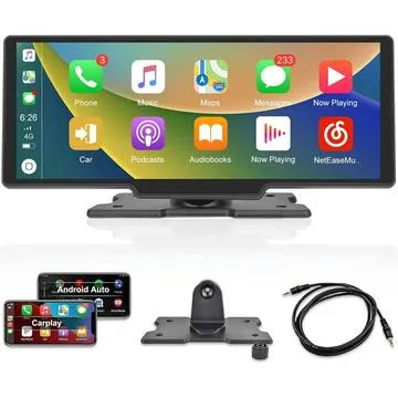 RH-W517 10.3" WIRELESS CARPLAY / ANDROID AUTO SCREEN WITH FM TRANSMITTER & BLUETOOTH CONNECTIVITY
