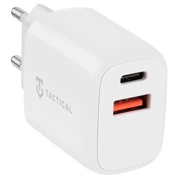 TACTICAL BASE PLUG DUAL 20W ZIDNI PUNJAČ - PD, QC3.0 - BELI