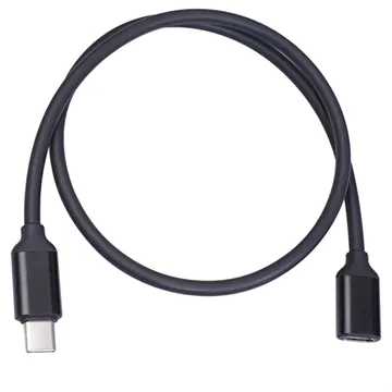 USB 3.1 TIP-C MUŠKI/ŽENSKI PRODUŽNI KABL - 1.5M - CRNI