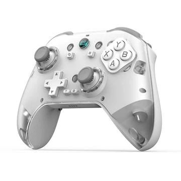Z04 WIRELESS GAME CONTROLLER WITH CHARGING BASE - NINTENDO SWITCH/PC/ ANDROID/IOS (OPEN-BOX SATISFACTORY) - WHITE