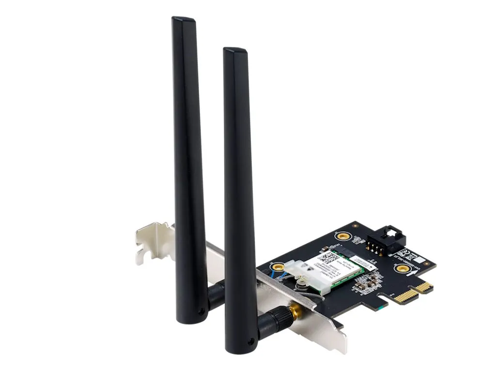 Asus Mrežna kartica ASUS PCE-BE6500 WiFi 7/PCI-E /6GHz band, 4096-QAM/BT5.4, WPA3/2 antene