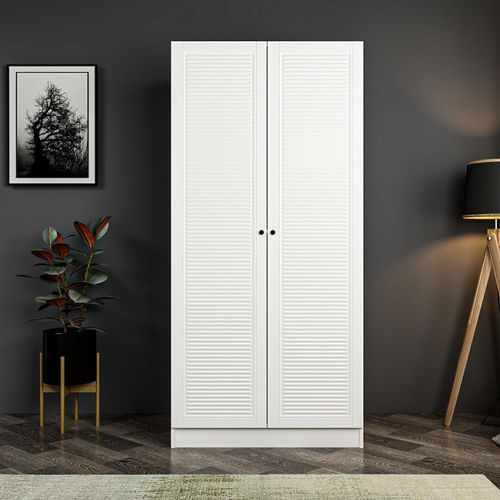 Kale Membrane Blinds White - 190 White Wardrobe