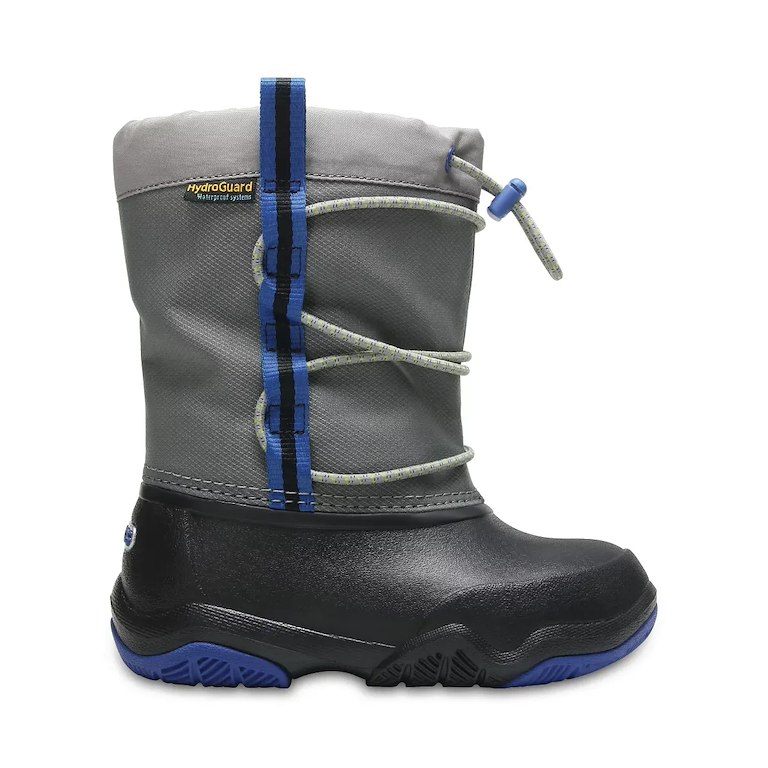 Crocs Swiftwater Waterproof Boot K – black/blue jean