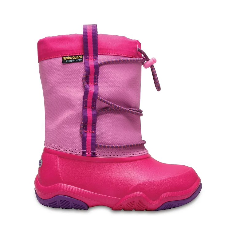 Crocs Swiftwater Waterproof Boot K – Party Pink / Candy Pink