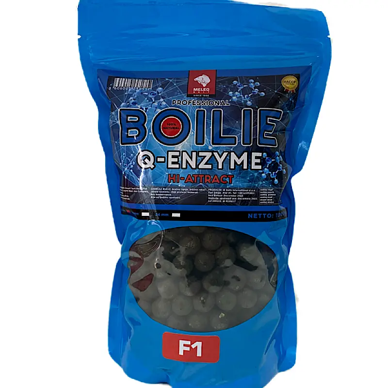 Meleg Bait Q ENZYME BOILIE 1kg F1