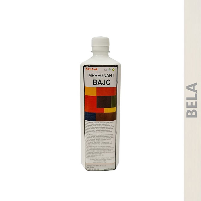 EKOLAK akrilni bajc beli 1l