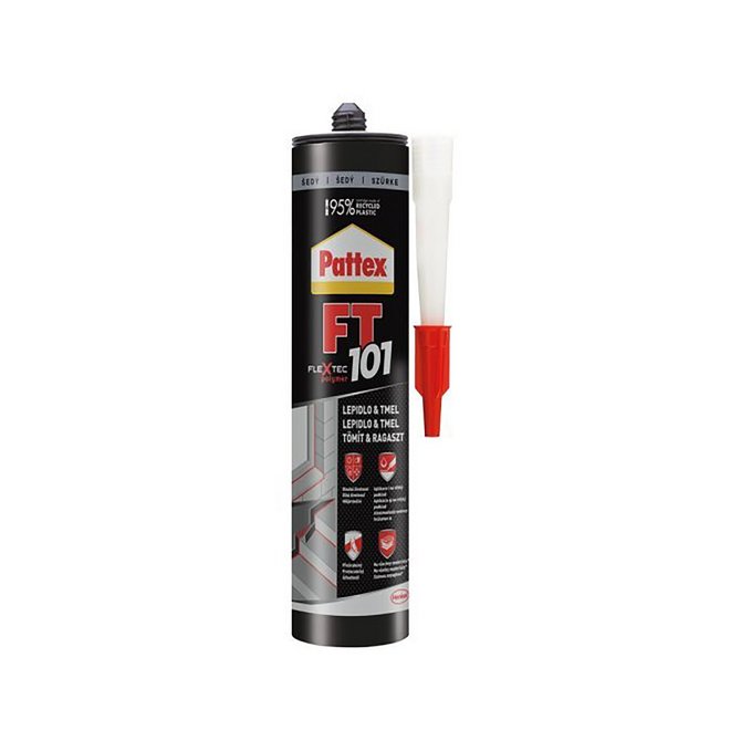 PATTEX multifunkcionalni silikon FT 101 sivi 280 ml