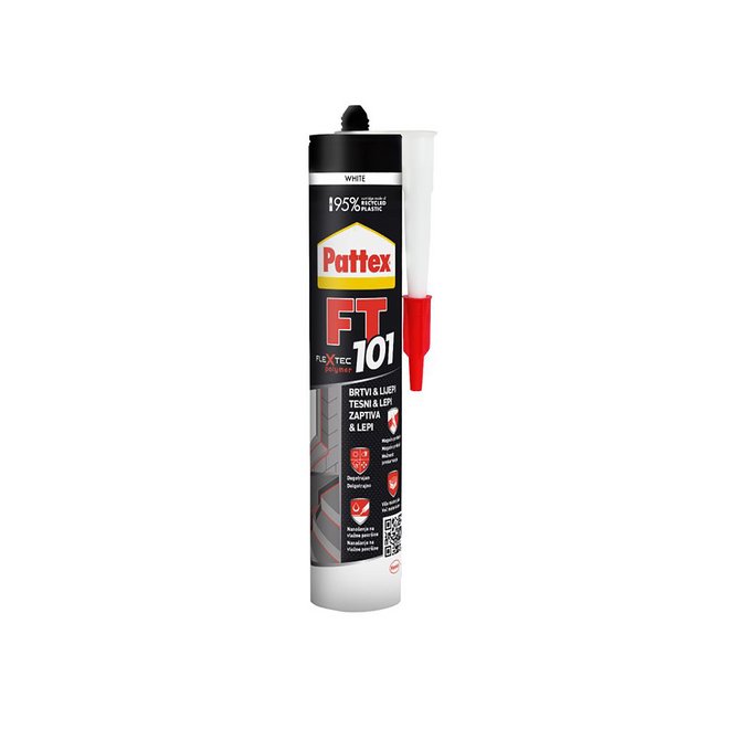 PATTEX multifunkcionalni silikon FT 101 beli 280 ml