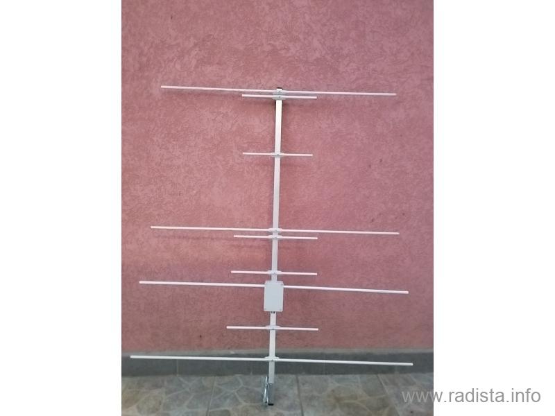 4+5 el yagi, za VHF i UHF, sa jednim kablom