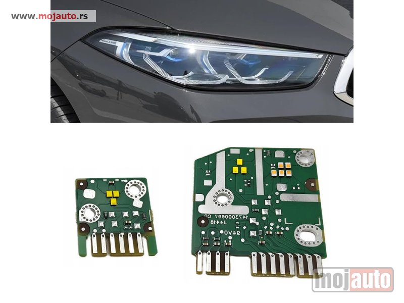 LED plocice, LED DRL driver za desni far