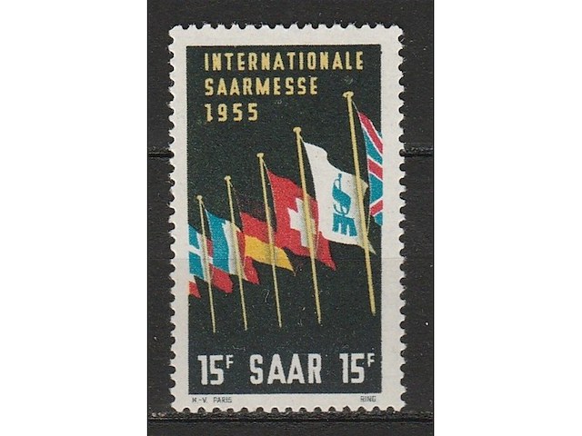 Saarland - 1955 - Saar fair, Saarbrücken - MH