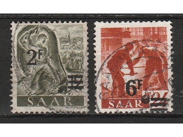 Saarland (Surcharge) - 1947 - MH