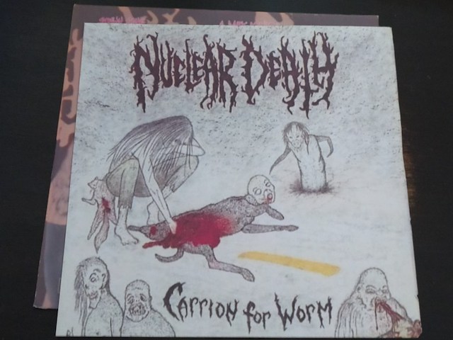 NUCLEAR DEATH - Carrion for worm (LP, HOLLAND,4-/4)