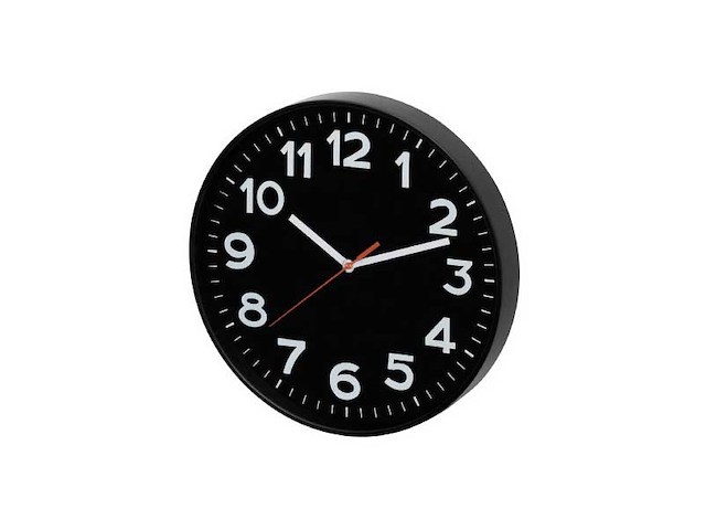 Analogni zidni sat 25cm Home AWC250BK