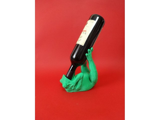 3D printana žaba - držač za flaše