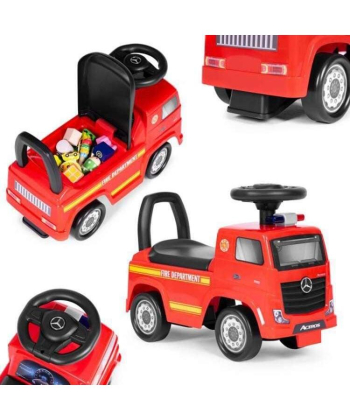 ECOTOYS guralica za decu Mercedes vatrogasac Red