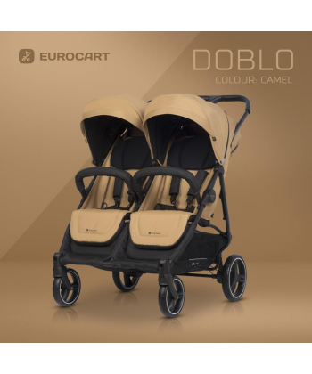 Eurocart Doblo kolica za blizance Camel