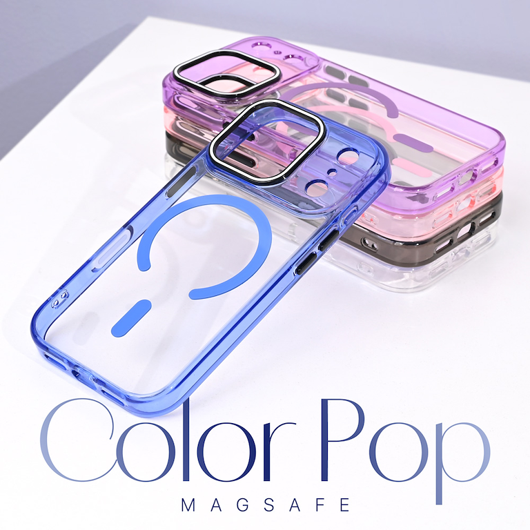 Maska(futrola) Magsafe Color Pop za iPhone 17 Pro 6.3 crna