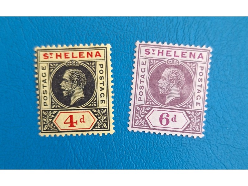 St. Helena 1912-13 kralj George V