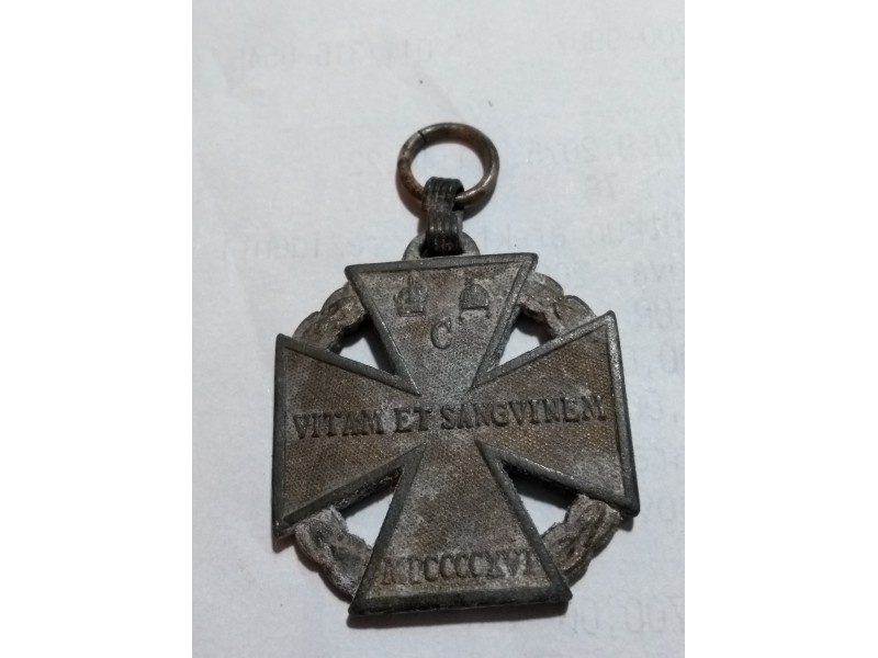 Austougarska medalja Karlov krst, iz 1916
