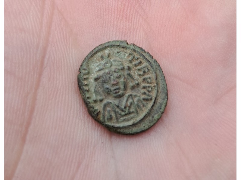 BRONZANI TIBERIUS FOLIS VIZANTIJA