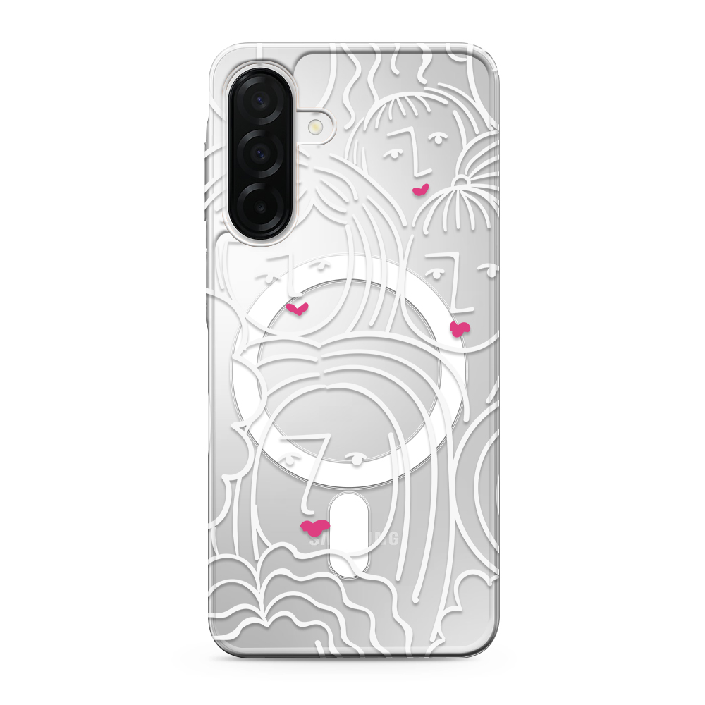Futrola silikonska PRINT MagSafe za Samsung A266B Galaxy A26 5G faces