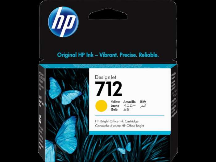 HP 712 29-ml Yellow DesignJet Ink Cartridge