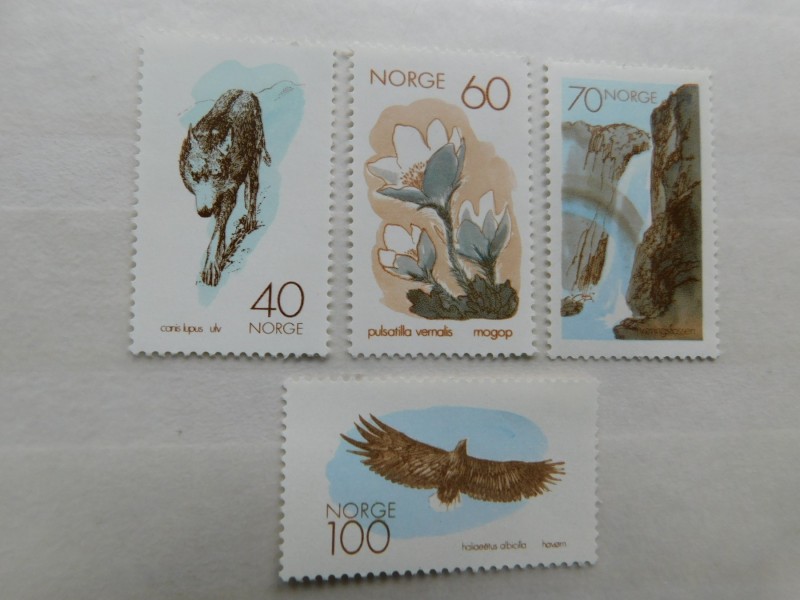 NORVEŠKA 1970 KOMPLET ČISTA SERIJA