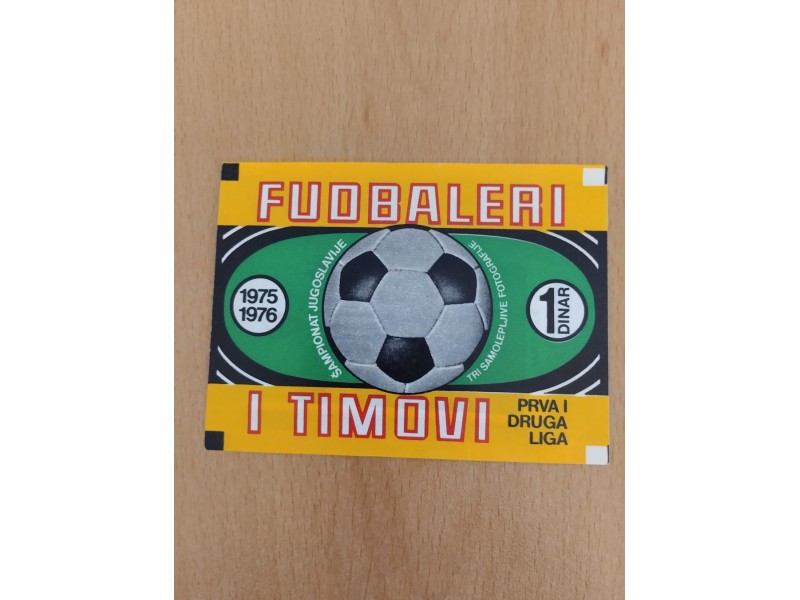 Fudbaleri i timovi 75|76-neotvorena kesica