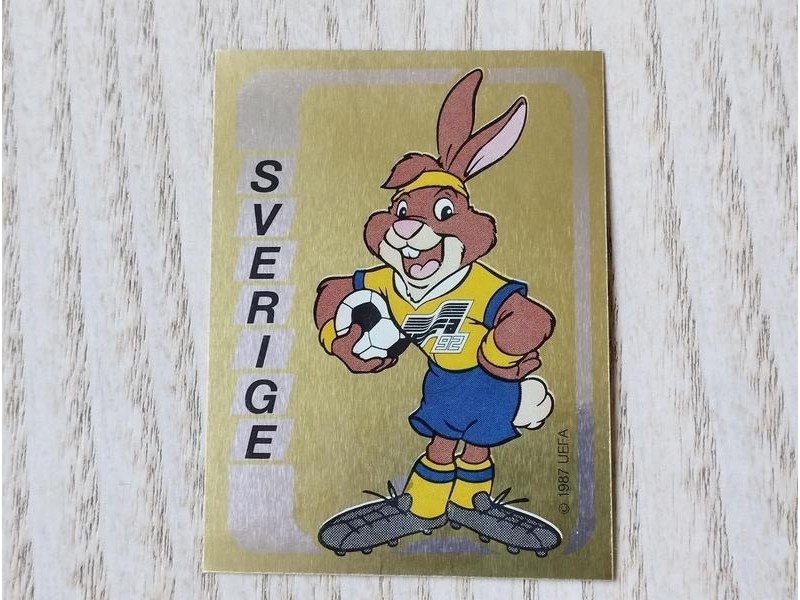 EURO 92 Panini SVERIGE br. 16 MINT!!!
