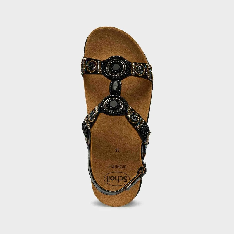 SCHOLL SANDALE BOGOTA SANDAL CRNO/ZLATNA