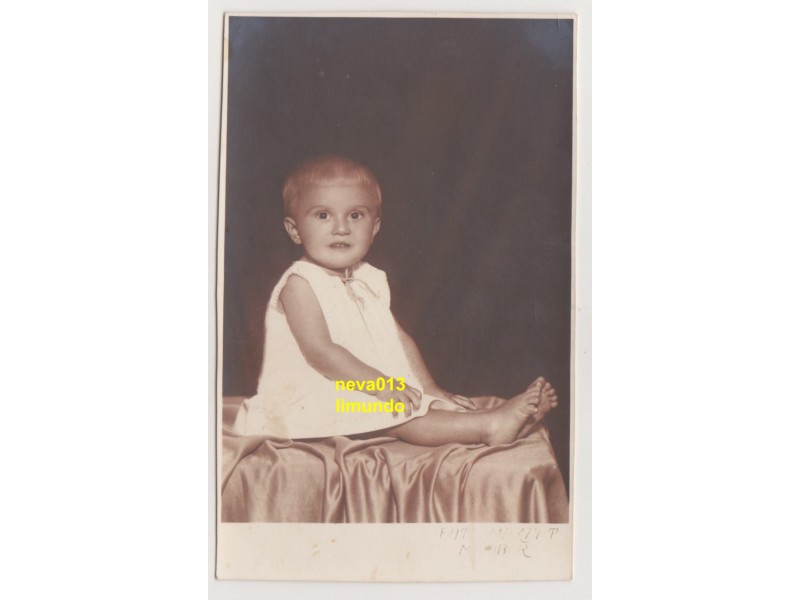 Stara FOTOGRAFIJA DETE,portret,1936 godina