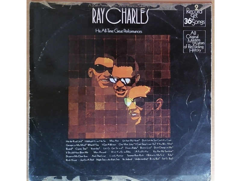 RASPRODAJA PLOČA: 2LP RAY CHARLES - 36 Hits, 4+