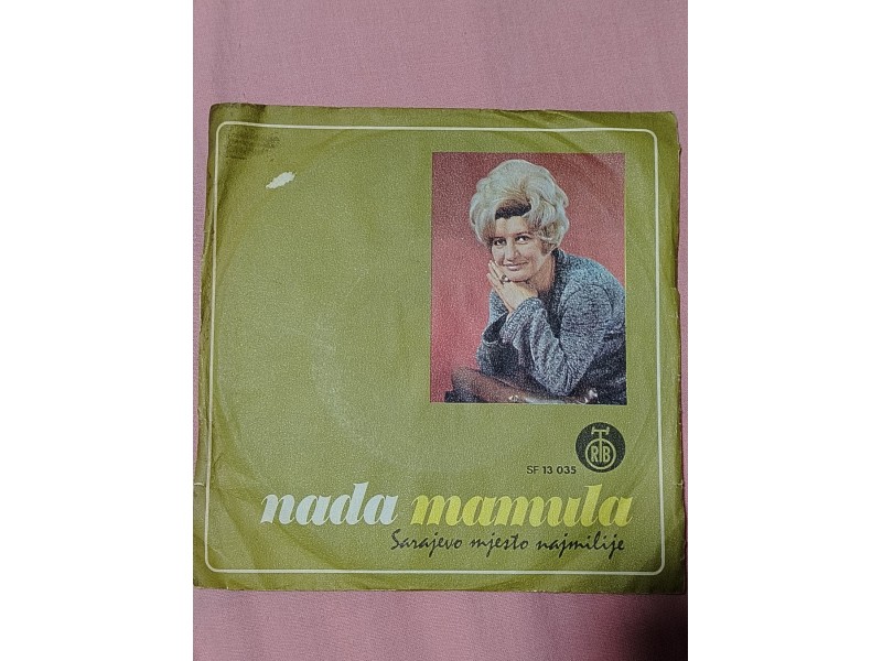 Nada Mamula - Sarajevo mjesto najmilije.