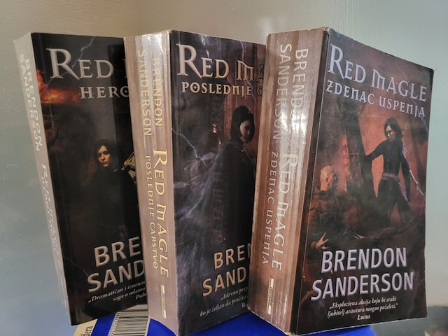 Brendon Sanderson RED MAGLE Trilogija