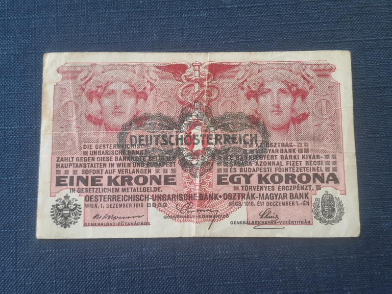 Austrougarska 1 Kruna 1916