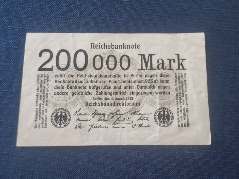 Nemački Rajh 200 Hiljada Maraka Ređa