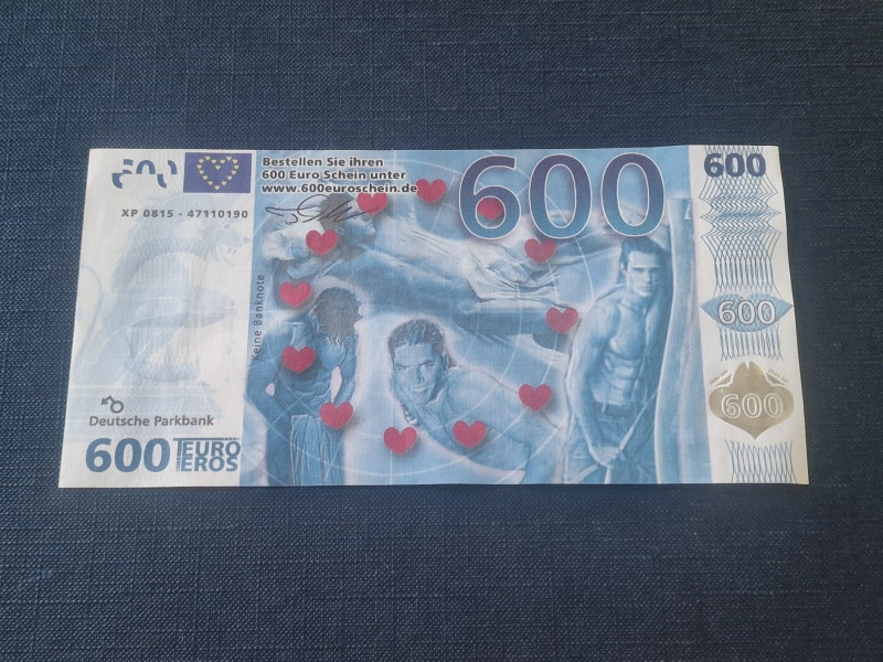 Nemačka 600 Eura Park Bank Fantazijska