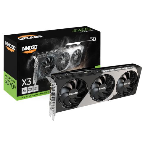 GeForce® RTX 5070 Ti X3 16GB GDDR7 Inno3D – N507T3-16D7-176068N