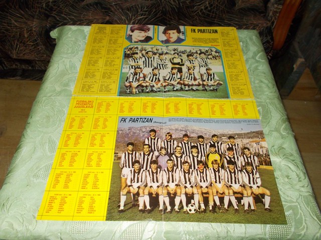 FK Partizan Beograd - 1984/85 - rasporedi utakmica